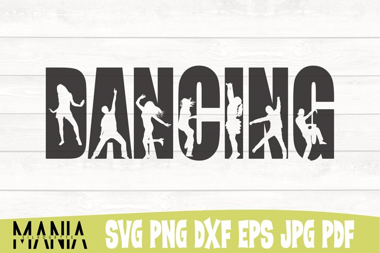 Dancing Svg Cut File Design