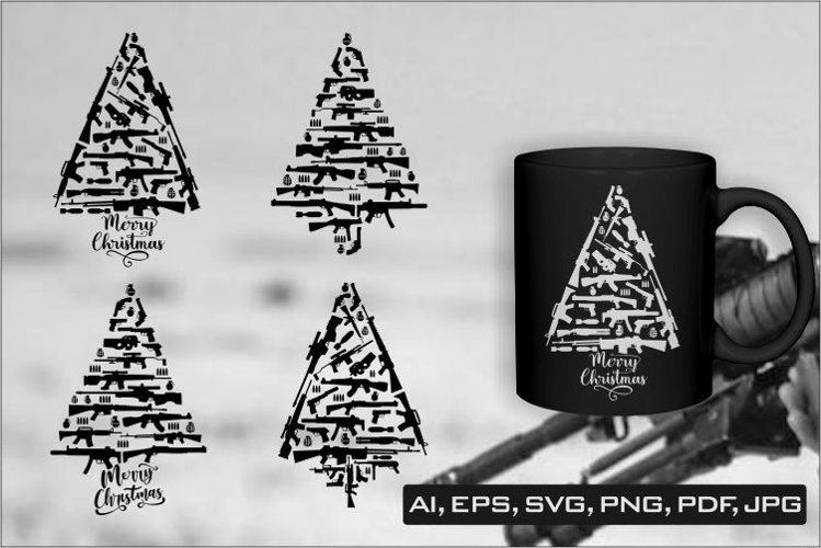 Christmas Tree SVG Design / Christmas Tree With (2349664)