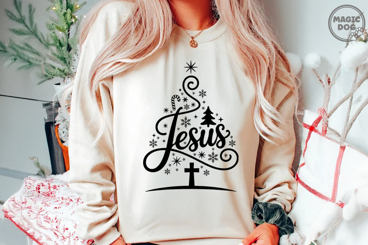Jesus Christmas Tree|Faith Holiday|Christian Christmas
