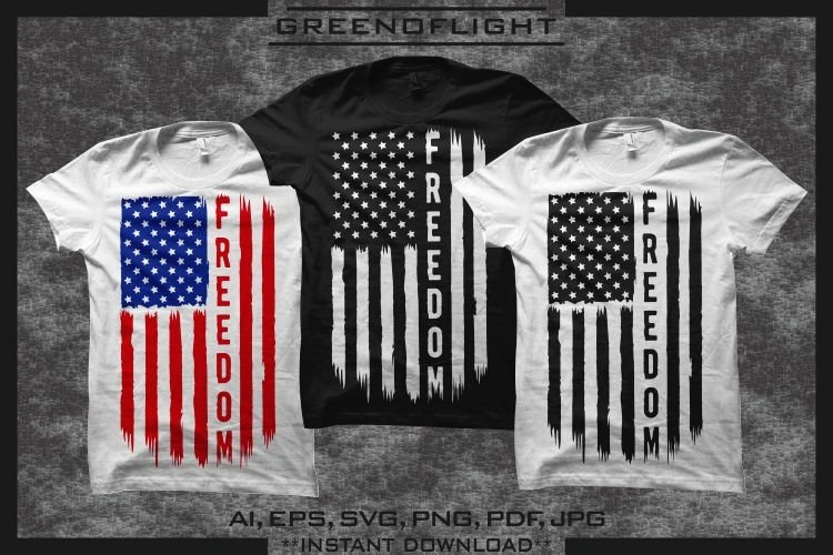American flag distressed svg, Freedom, US Flag SVG, USA Flag (1713315 ...