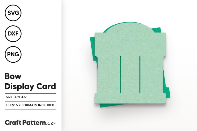 Bow Display Card Templates