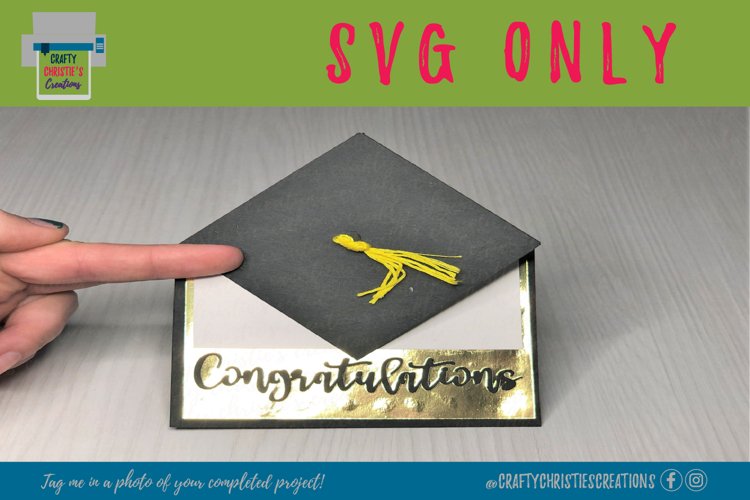 Graduation Card SVG - Graduation Cap Card SVG - Graduation (1371843 ...