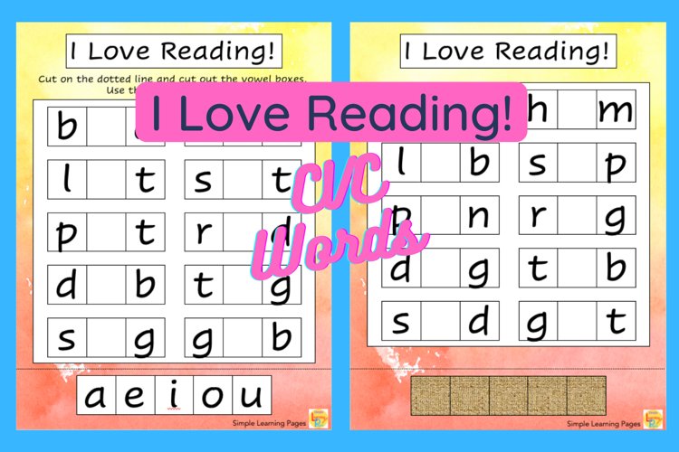 I Love Reading! - CVC Words