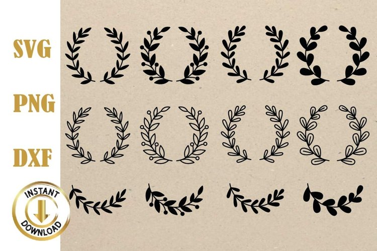 Greenery Svg | Christmas, Wreath, Border, Free | Design Bundles