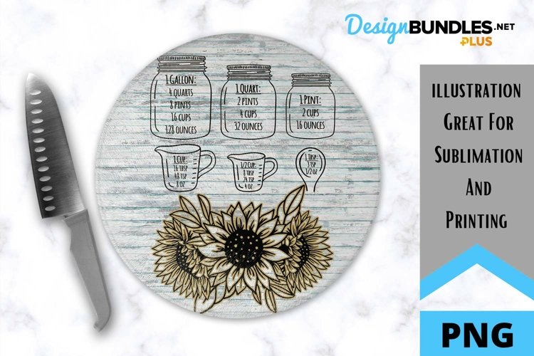 Sublimation Circle Cutting Board - Kitchen Conversion