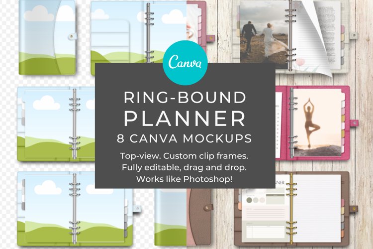 Planner Mockups | Design Bundles