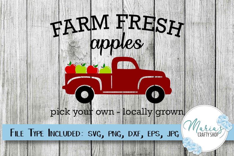 Farm Fresh Apples SVG, Fall svg, Autumn cut files, apple SVG