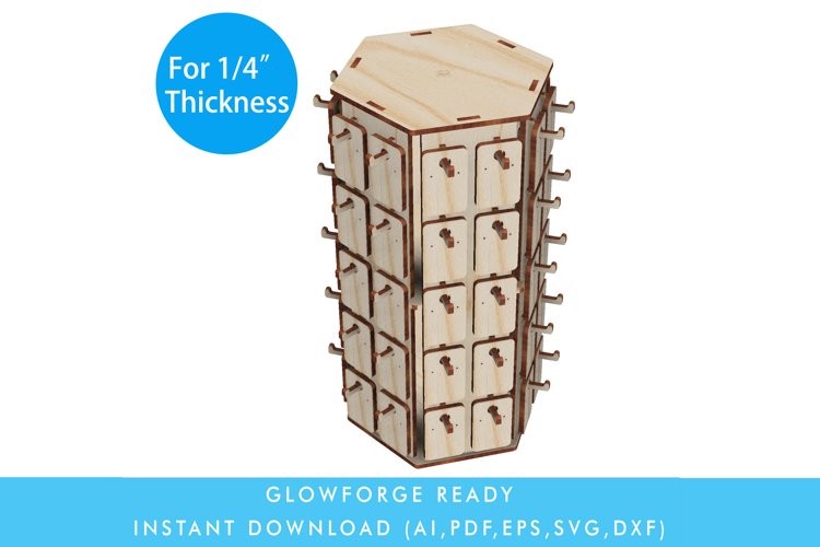 6 sides, 60 hooks with Earrings Card for Jewelry (2189884)