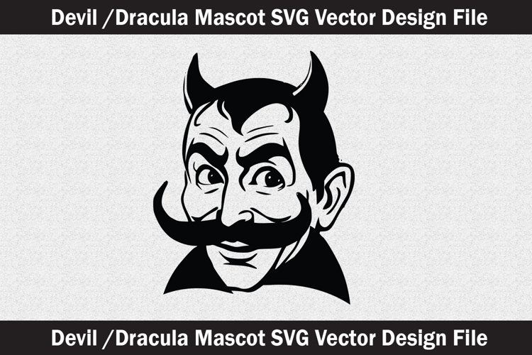 Devil mascot SVG file cut file (5097470)