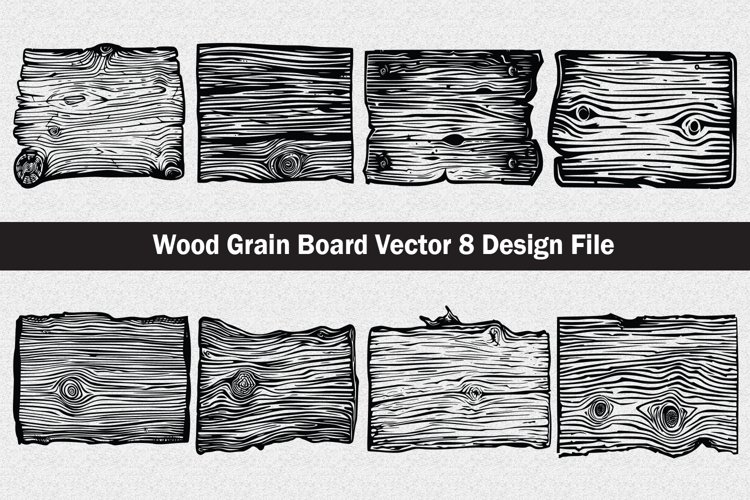Wood gain pattern SVG silhouette vector cut file (5106359)