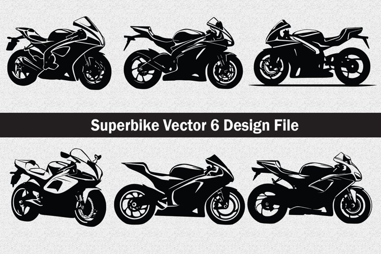 Superbike vector Silhouette Svg file (3951173)