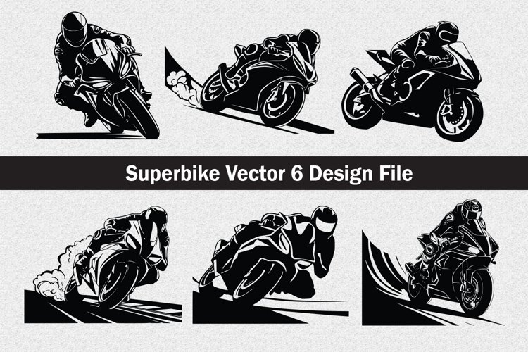 Superbike vector Silhouette Svg file (3951140)