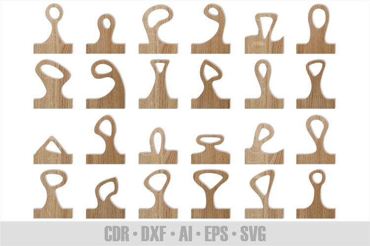 Printable Cutting Board Handle Template