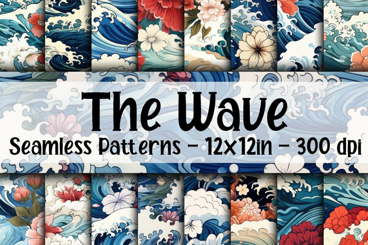 Seamless Cherry Blossoms Digital Paper