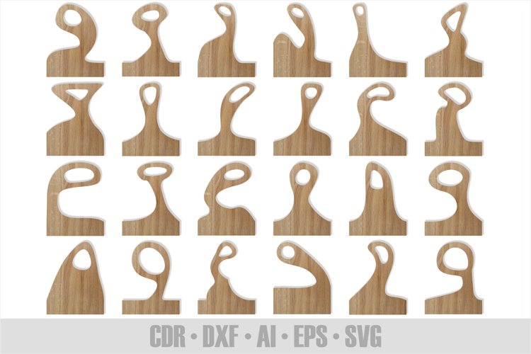 Printable Cutting Board Handle Template