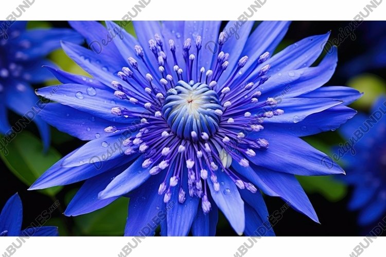 bloom starburst blue