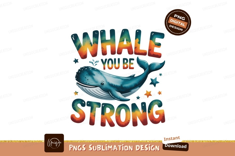 Whale you be strong ocean water