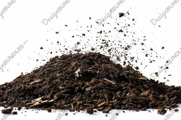 Pile of Soil and Dirt Background