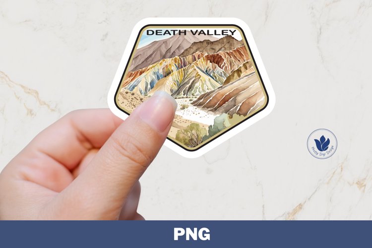 Death Valley National Park PNG Sticker Design