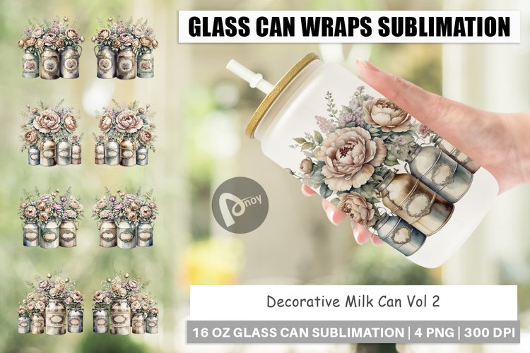 Glass Can Wraps Bundle