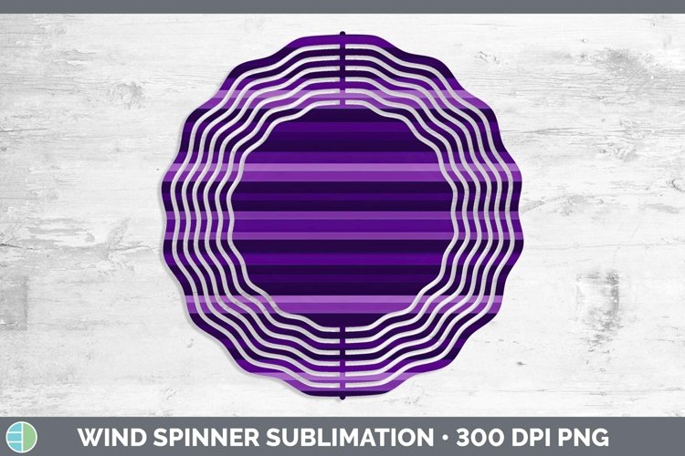 Deep Purple Wind Spinner | Sublimation Spinner Designs