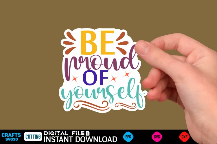 Inspirational Sticker Sticker Design, motivational (4110798)