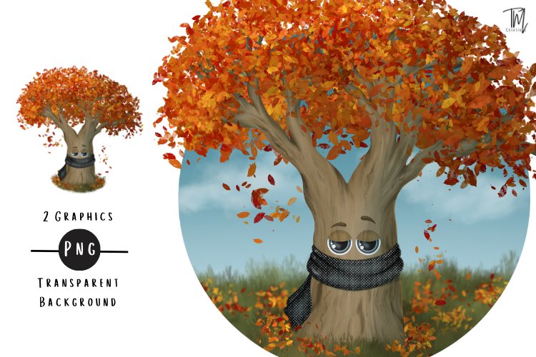 Fall Tree Clipart, PNG - Transparent Background