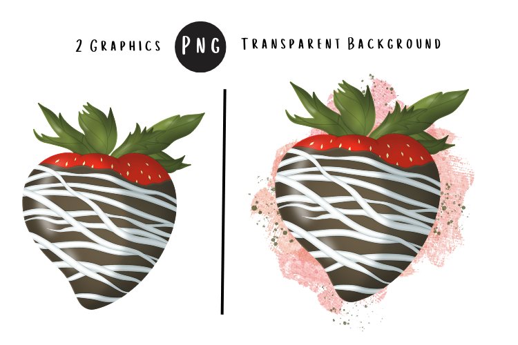 Chocolate Covered Strawberry Clipart, PNG - Transparent