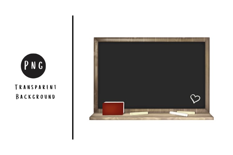 Chalkboard Clipart, PNG - Transparent Background