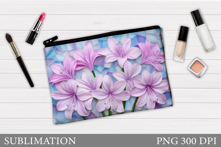 Flowers Makeup Bag Design. Floral Makeup Pouch (5402703)