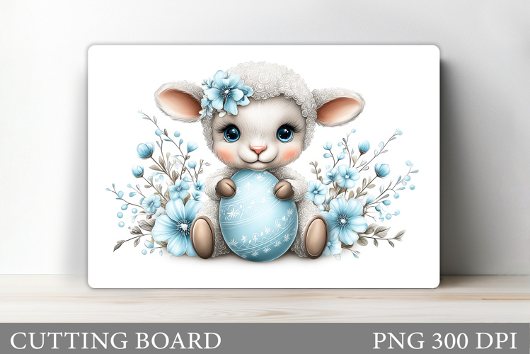 Lamb Easter Cutting Board Design. Easter Lamb (6533043)