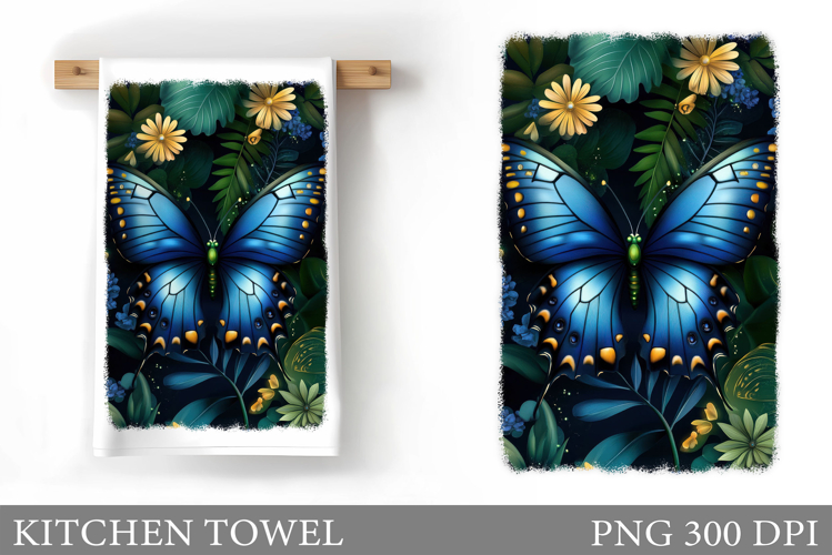 Butterfly Kitchen Towel Design. Butterfly (5502587)