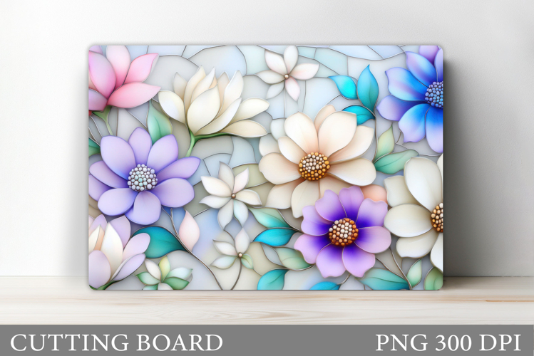 Floral Cutting Board Design. Flowers Cutting Board (5381152)