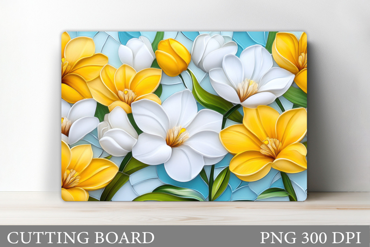 Floral Cutting Board Design. Flowers Cutting Board (5448265)