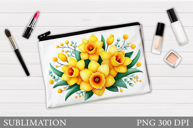 Flowers Makeup Bag Design. Floral Makeup Pouch (5573105)