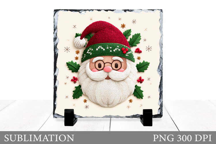 Santa Claus Slate Design. Christmas Slate (6386808)