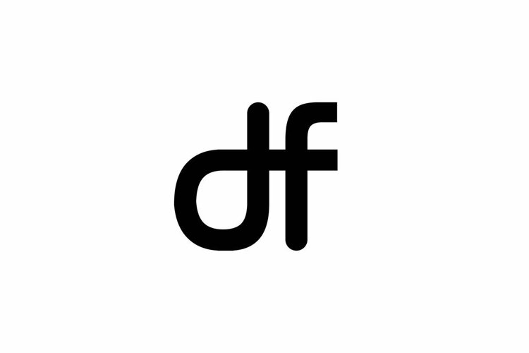 DF logo design vector template (3718779)