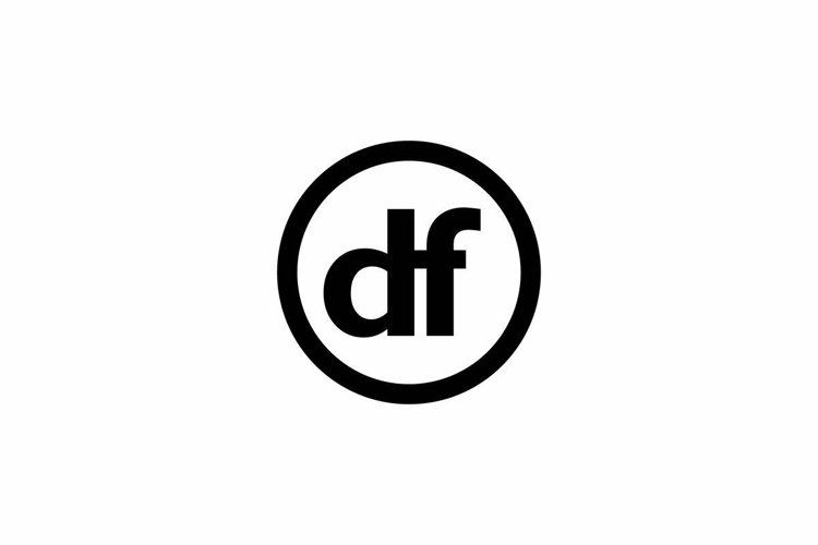 DF logo design vector template (3718781)