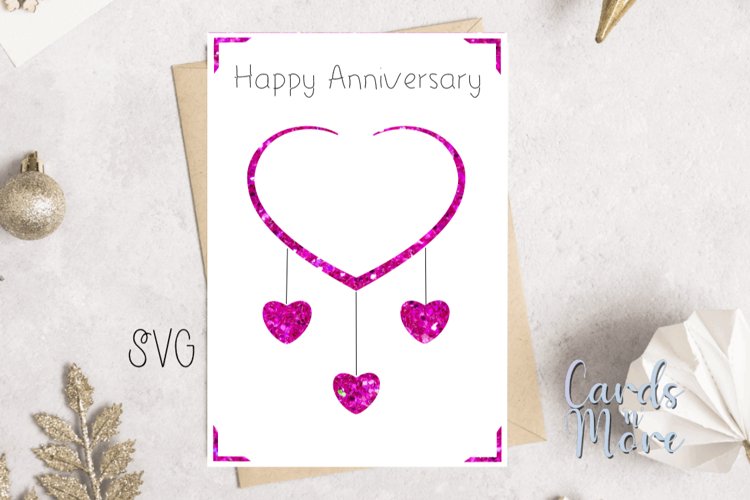Happy Anniversary, Draw and Cut card, Pop up, Card design