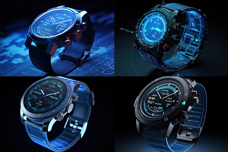 3d realistic smartwatch