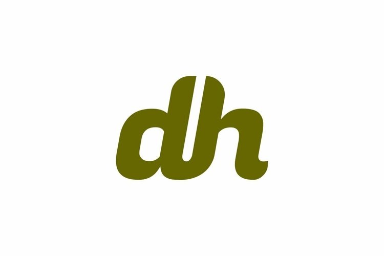 DH logo design vector template (3718858)