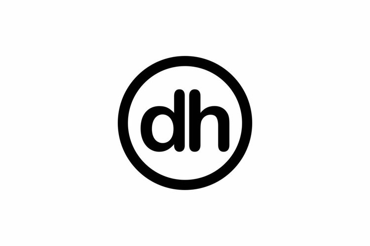 DH logo design vector template (3718860)