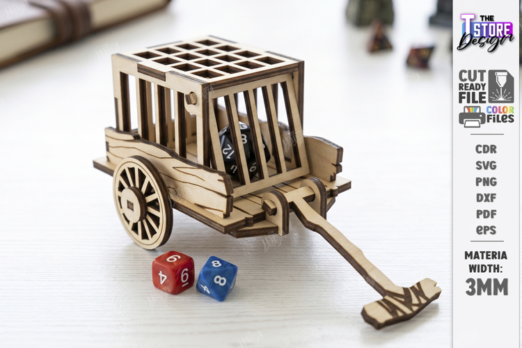 Dice Jail Laser Cut | RPG Tabletop Gaming (6731208)