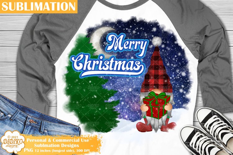 Christmas Gnome Sublimation, Merry Christmas Png, Santa png (1490014 ...