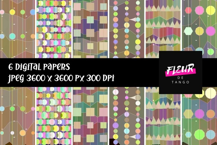 digital papers set