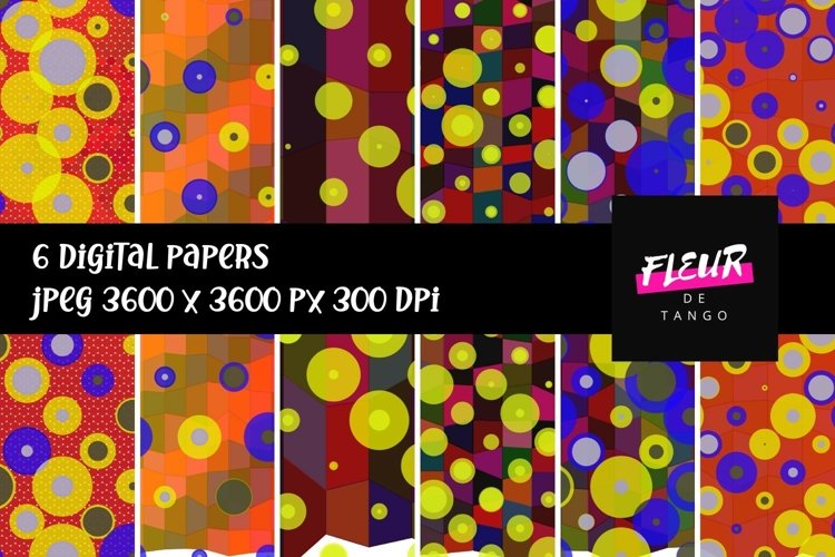 digital papers set