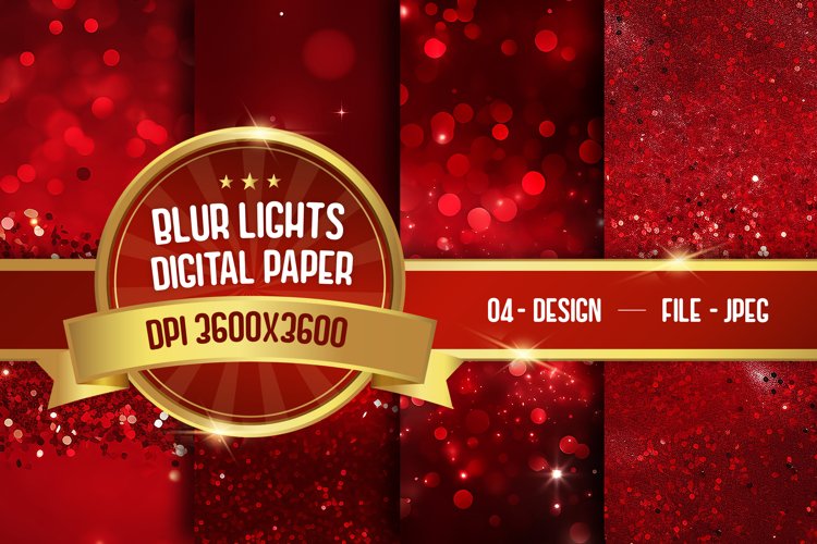 Blur Lights Digital Paper (3127159)