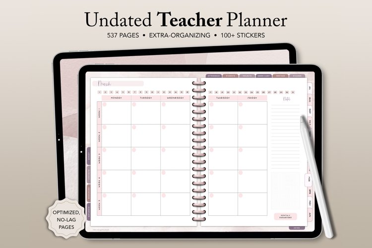 Teacher Planner - Undated