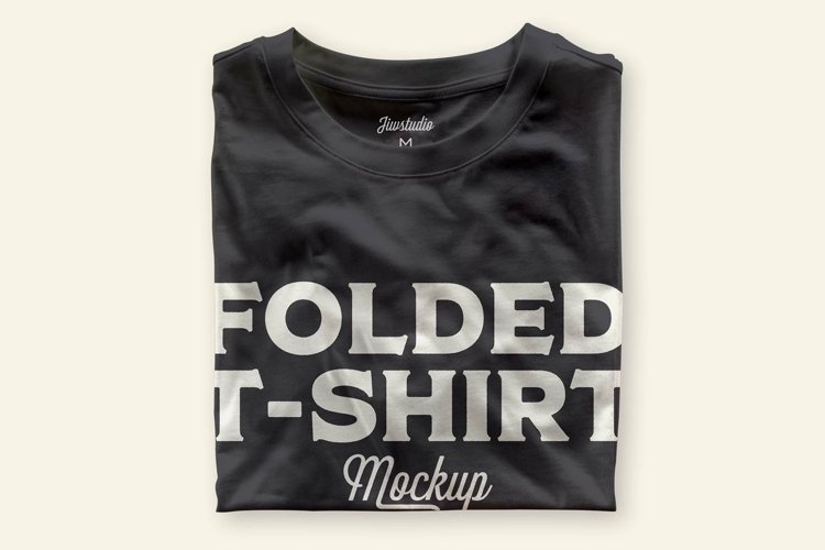 Folded Tshirt Mockup (1748004)