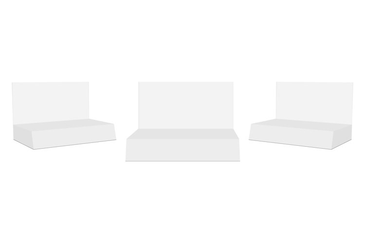 Empty Display Stand, Showcase Cosmetic Or Make-up Stand